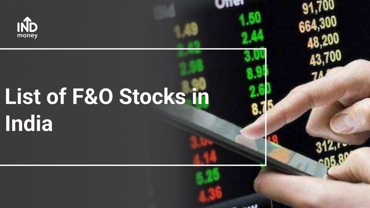 List Of F O Stocks How Are They Selected 
